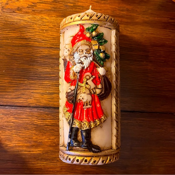 Emperor Art | Accents | Vintage Emperor Art Santa Clause Tall Candle ...